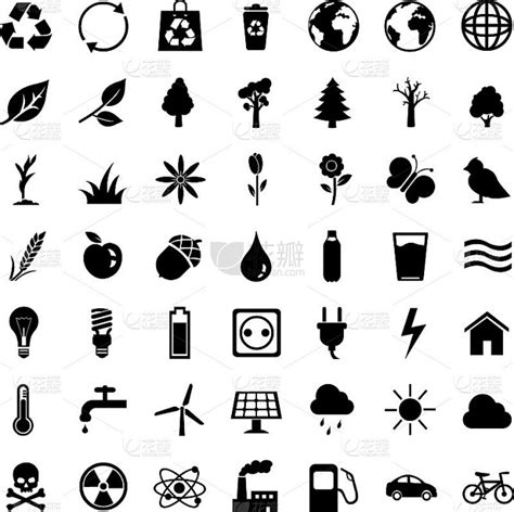 生态图标向量集