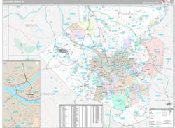 Allegheny County Pa Wall Maps Mapsales