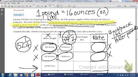 Finding Equivalent Ratios Given The Total Quantity Lesson 13 Part One