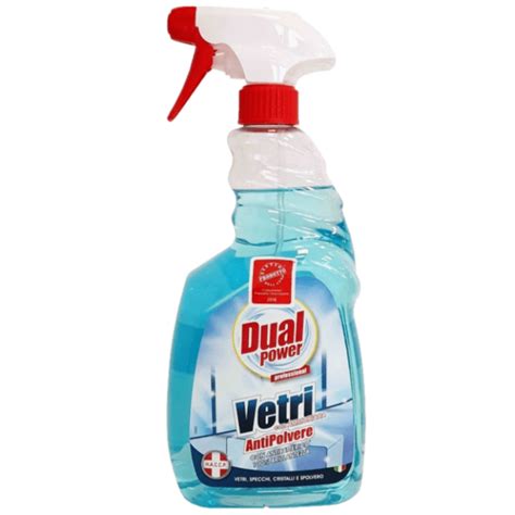 Купи Dual Power Препарат за стъкла 750мл на добра цена от Магазин Чистичко