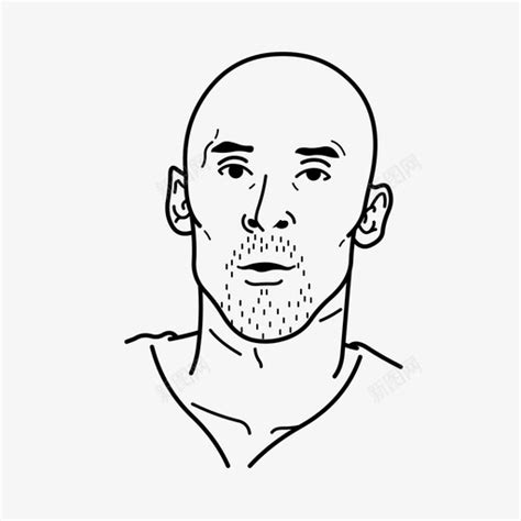 科比的画简笔画画科比简笔画大山谷图库