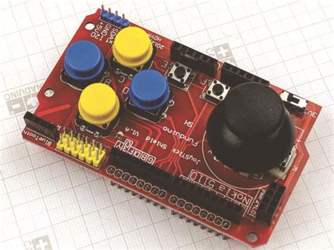 Joystick Shield And Game Pad For Arduino Uno Mega 26854