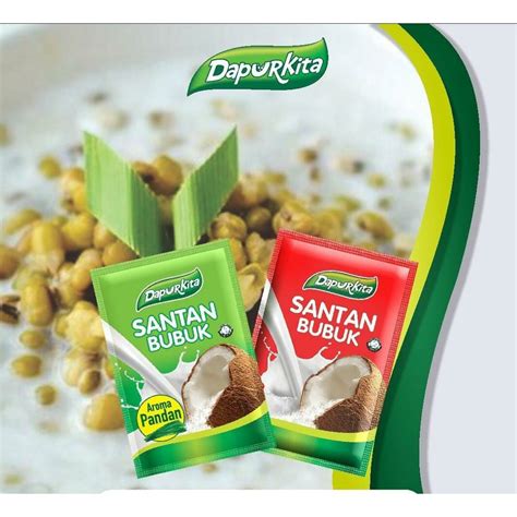Jual Dapurkita Santan Bubuk Aroma Pandan Santan Instant Bubuk Dapur Kita Risantan Santan