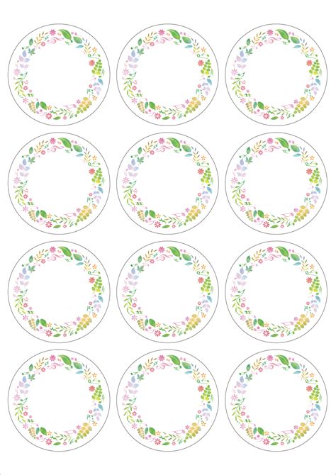 출력용 A4 스티커 디자인 라벨지 규격코드 534 디자인코드 Da654 Φ63 7 Mm 원형 출력용 스티커 라벨 전문 아이라벨