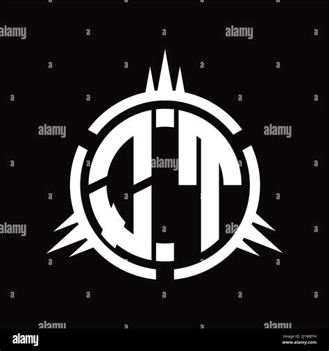 QT Logo Monogram Isolated On Circle Element Design Template Stock Vector Image Art Alamy