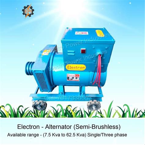 Three Phase 1500 Rpm 25 Kva Electron Semi Brushless Alternator Voltage 415v At ₹ 42000 Piece