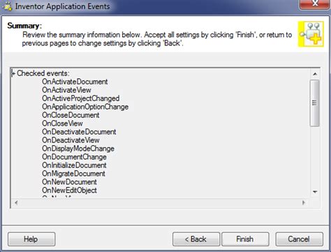 Inventor Net Application Event Handler Wizard Inventornetaddinwizard