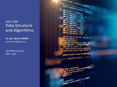 Data Structure And Algorithms Course Slides Forarrays Ppt