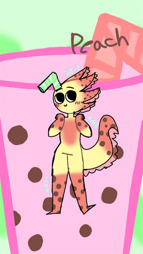 Peach The Axolotl Oc By Pitiful Pawsum On Deviantart