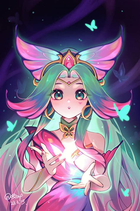 Seraphine And Star Guardian Seraphine League Of Legends Drawn By Xi Ye Xiyexiexie Danbooru