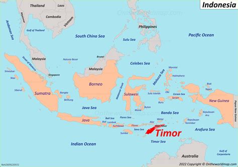 Timor Map Discover Timor Island With Detailed Maps