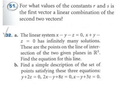 Solved For What Values Of The Constants R And S Is The Chegg Com
