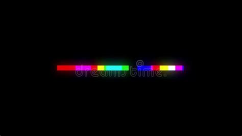 Horizontal Color Bars Glitched Shape Design Motion Graphic Stock Video Video Of Graphic