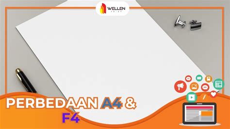Perbedaan Ukuran A4 Dan F4 Anti Salah Pilih Lagi Wellen Print