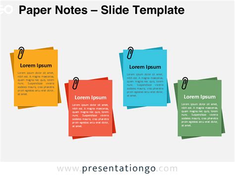Free Powerpoint Template Note