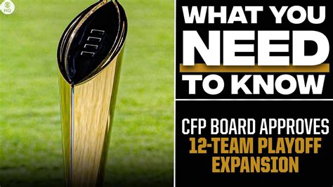 Everything You Need To Know About The Cfp 12 Team Expansion Cbs Sports Hq Youtube