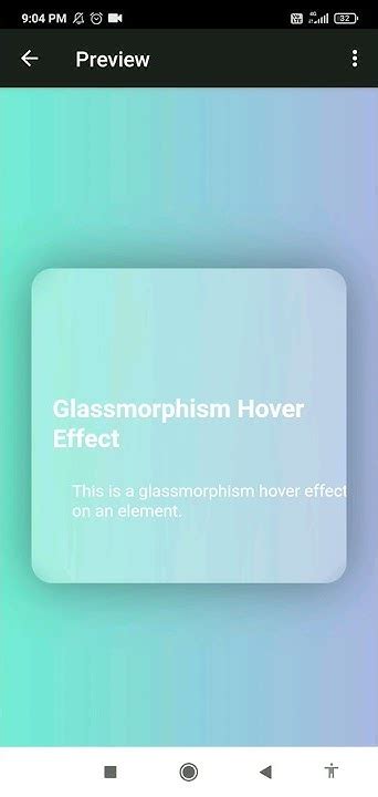 Glassmorphism Hover Effect Css Youtube