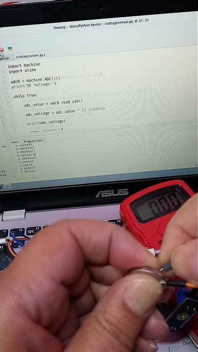 Retesting The Voltage Sensor Raspberrypi Raspberrypipico Raspberrypiprojects Microcontroller