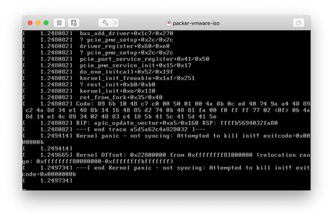 Ubuntu 18041 On Vmware Fusion 11 Results In Kernel Panic With Packer