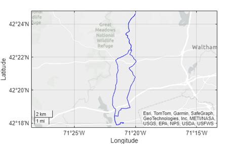 Readgeotable Read Geospatial Table From Vector Data File Matlab