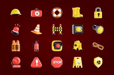 3d Safety Illustration Objects Ft 3d And Illustration Envato