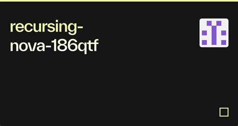 Recursing Nova Qtf Codesandbox Recursing Nova Qtf Codesandbox