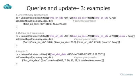Moma Django Overview Django Mongodb Building A Custom Orm Layer