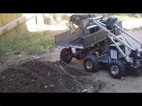 Home Made Rc Bobcat YouTube Homemade Bobcat Monster Trucks