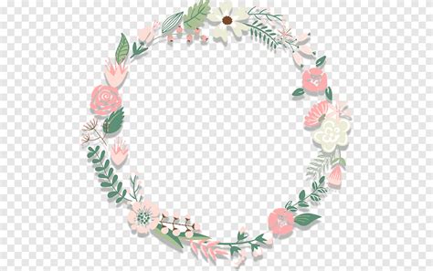 화환 패턴 테두리 꽃 테두리 Png Pngegg