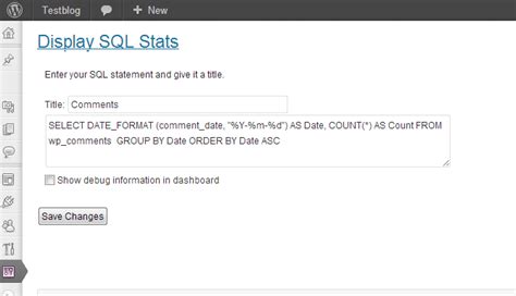 Wordpress Plugin Display Sql Stats Blog Of Jürgen Schulze