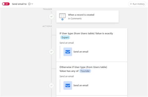 how to create a notification system w softr airtable make ask
