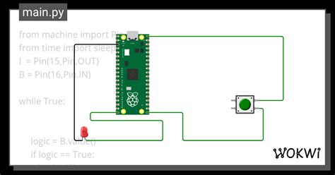 Push Button Led Wokwi Esp32 Stm32 Arduino Simulator