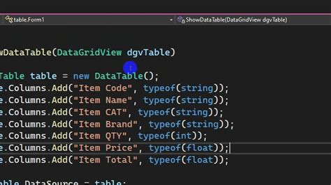 User Defined Function Datagridview Youtube