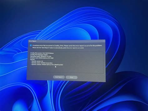 Creality Print Software Error R Creality