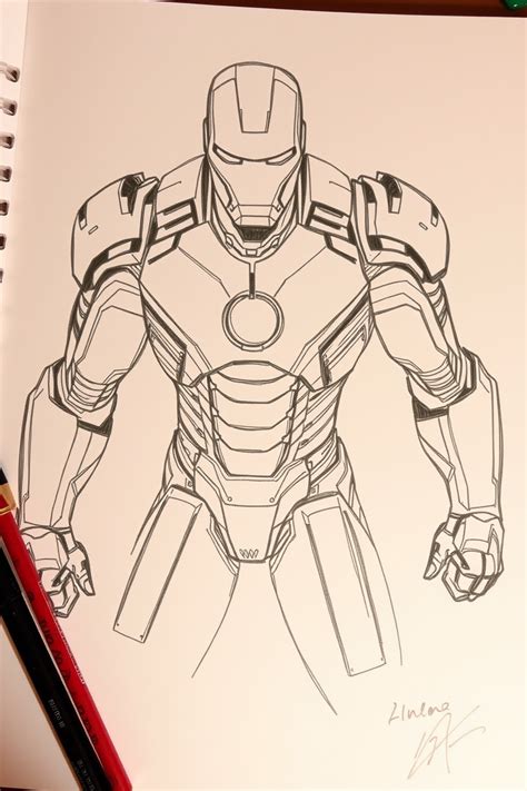 12 Iron Man Drawing Ideas Various Styles And Skill Levels