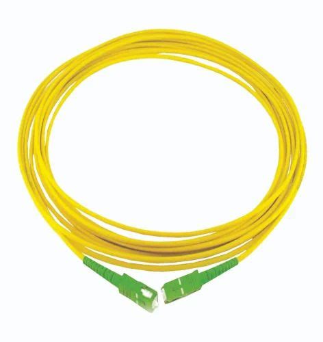 Optivision Patch Cord SC APC SM 3MM 5Meter PVC Yellow At 40 Piece In New Delhi
