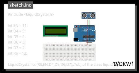 Ultrasonic Sensor Wokwi Esp32 Stm32 Arduino Simulator