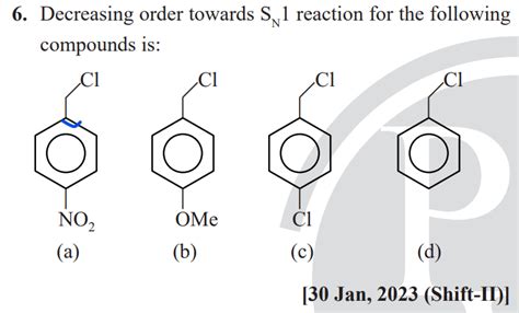 Decreasing Order Towards Mathrm { S } { Mathrm { N } } 1 Reaction For