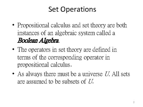2 1 Sets 2 2 Set Operations Set
