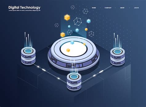 Premium Vector Concept Of Big Data Processing Isometric Data Center
