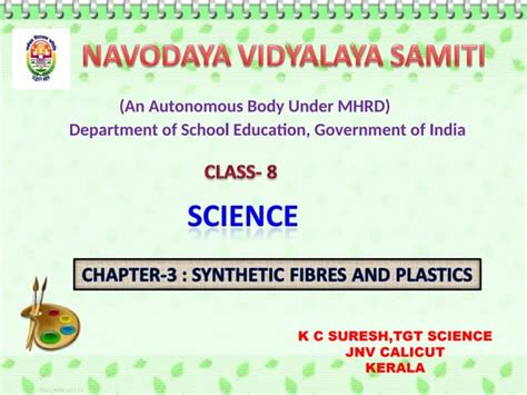 Ch 3 Synthetic Fibres Particles Particles 1 Ppt