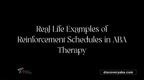 The Importance Of Reinforcement Schedules In Aba Therapy Discovery Aba