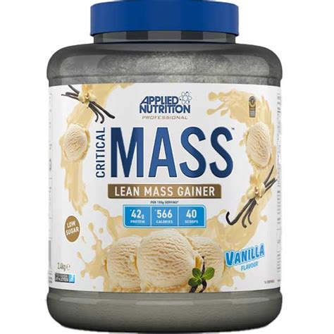 Buy Applied Nutrition Critical Mass Oat Gainer 24kg Mass Gainer