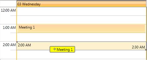 WPF ScheduleView Customizing The DragVisual Telerik UI For WPF
