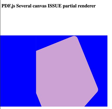 Pdf Is Not Render When Multiple Canvas Instances And Rotation Is Being