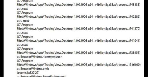 Tradingview Windows 11 Error Uncaught Exception Album On Imgur