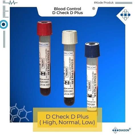 Jual Blood Control Hematology Diagon Kontrol Hematologi Normal 3 Diff