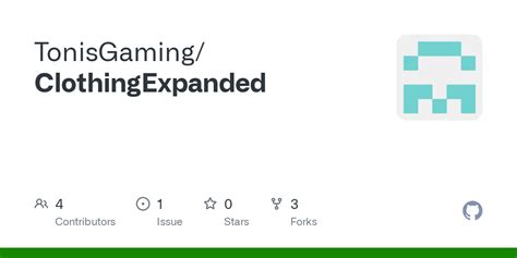 GitHub TonisGaming ClothingExpanded