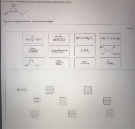Solved Show How The Following Compounds Could Be Synthesized