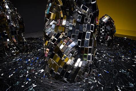 This Strange Garden Is Made From Cellphones Arttuesday Adafruit